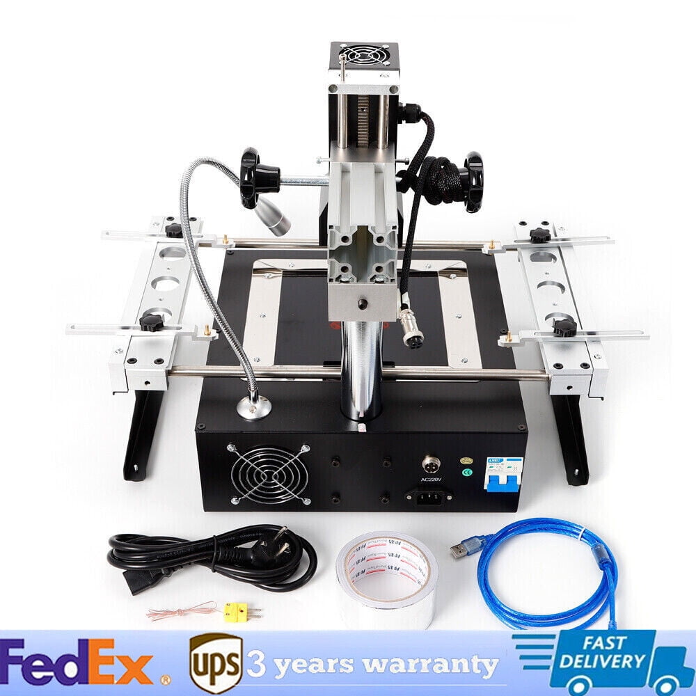 IR6500 1250W ACHI BGA IR Infrared Rework Soldering Station Reflow ...