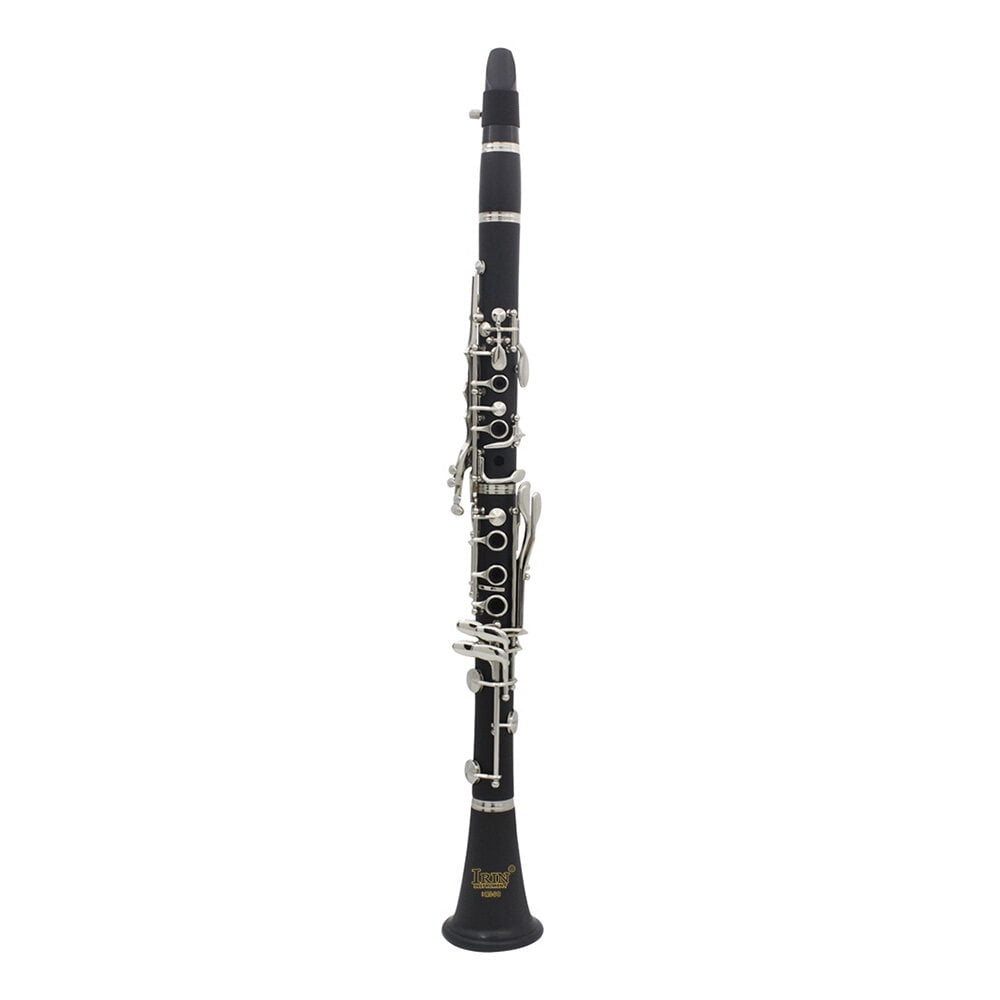 IRIN B Flat Clarinet Ebonite 17 Keys System with Case Shoulder Straps ...