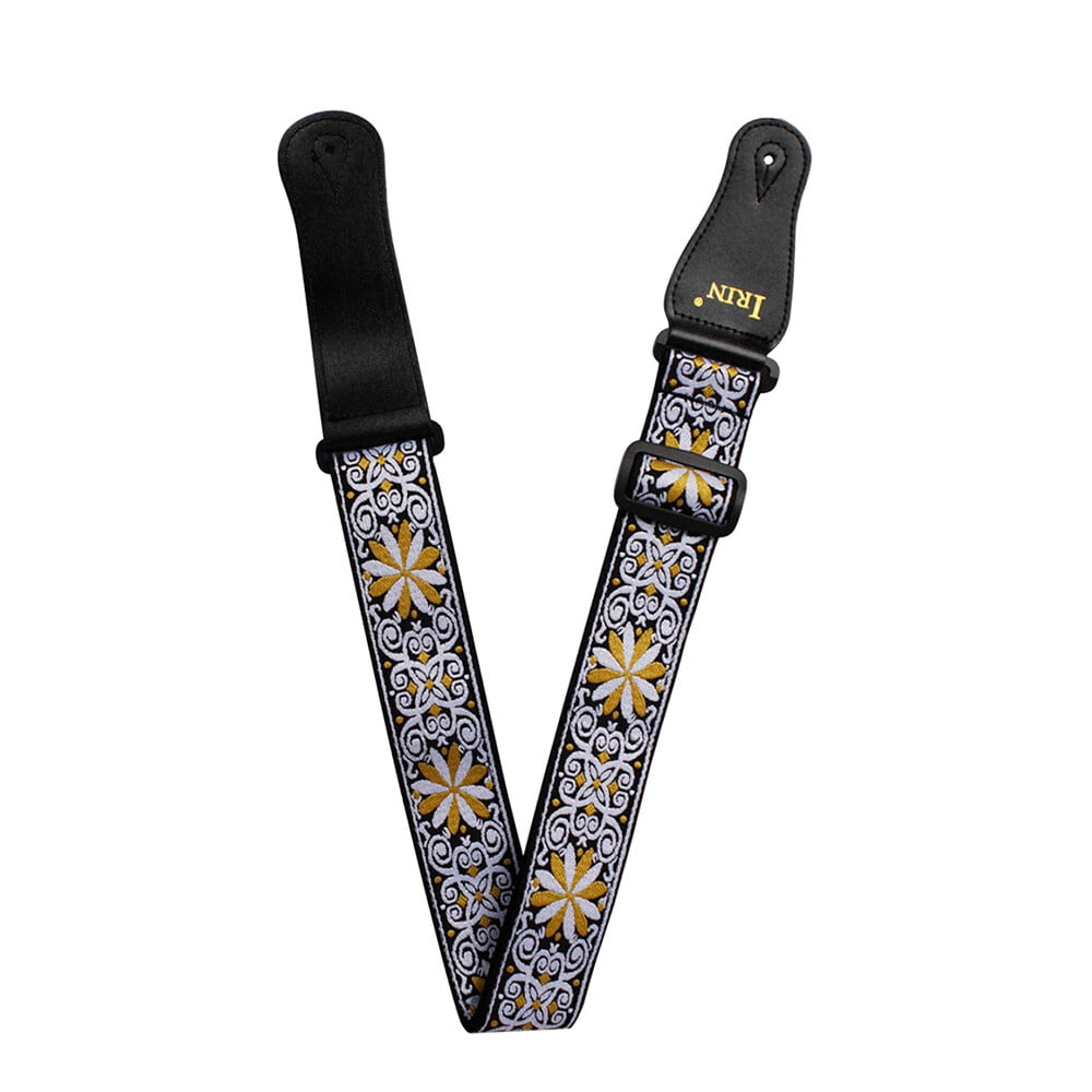 IRIN GS-02 Adjustable Embroidery Guitar Straps for Acoustic Electric ...