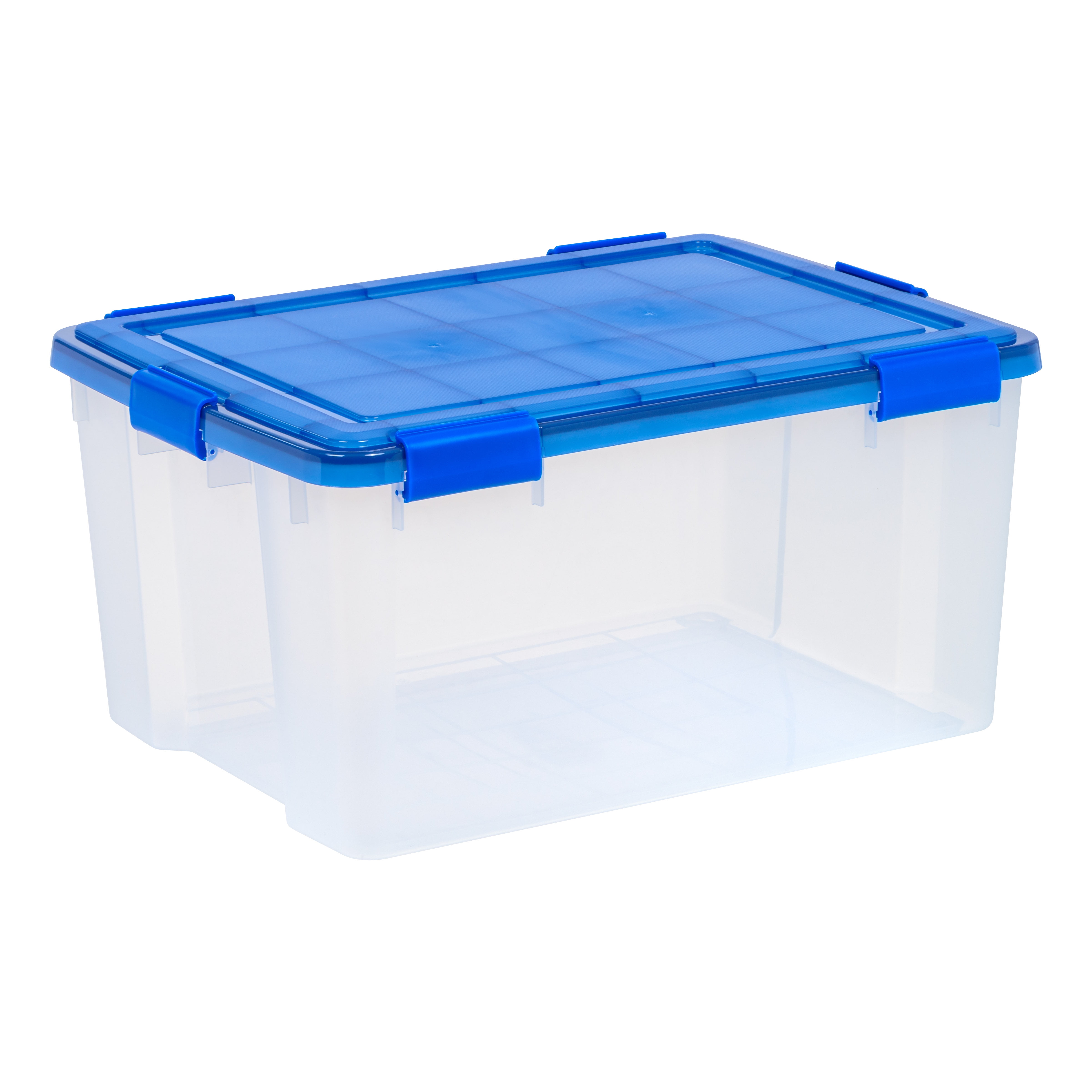 IRIS USA Large 62 Qt. Stackable Plastic Storage Bins with Locking ...