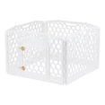 IRIS, Dog Exercise Playpen, White, 24-in, 4-Panel - Walmart.com