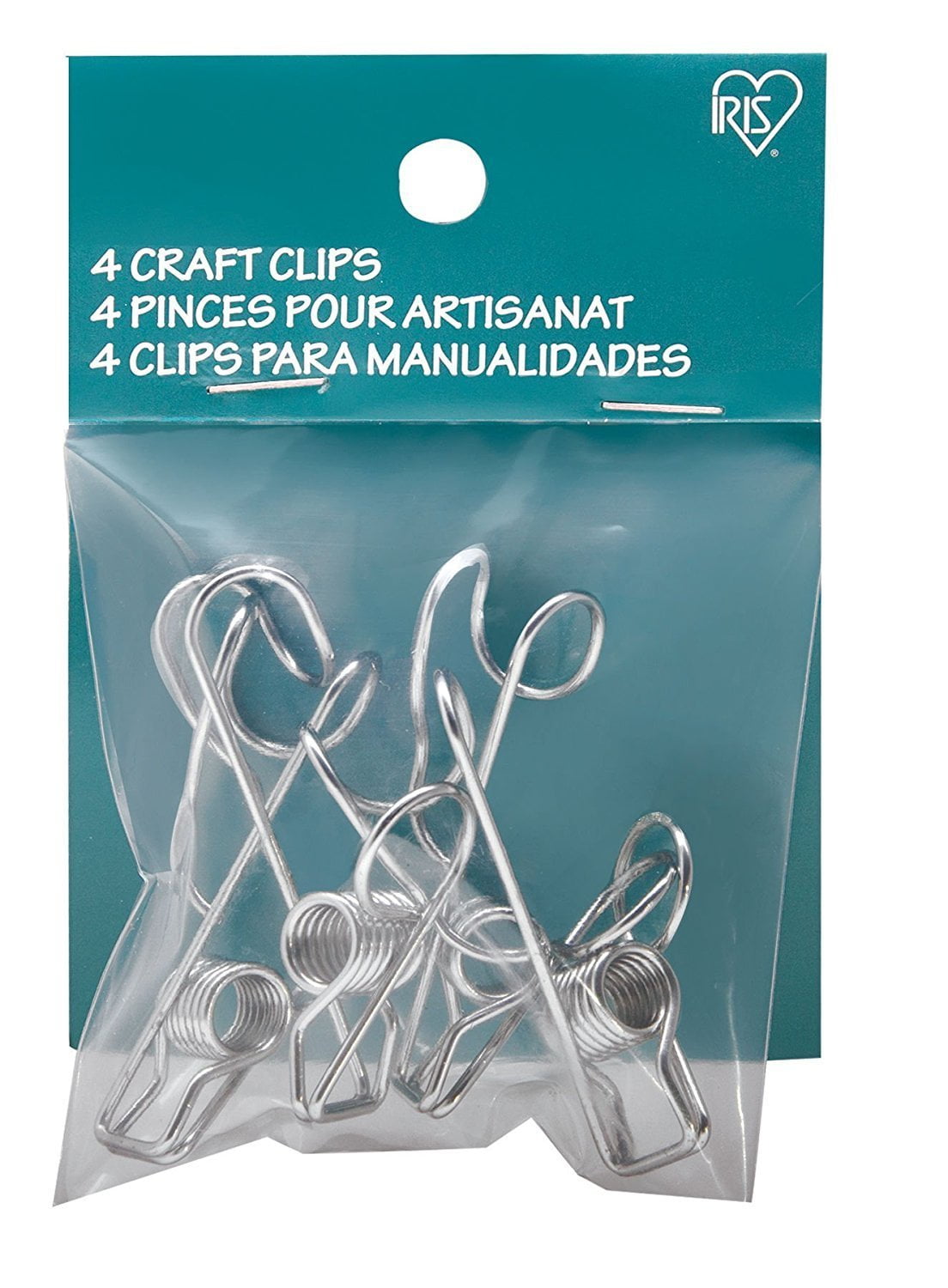 IRIS Hobby Hanger Craft Clips, Silver - Walmart.com