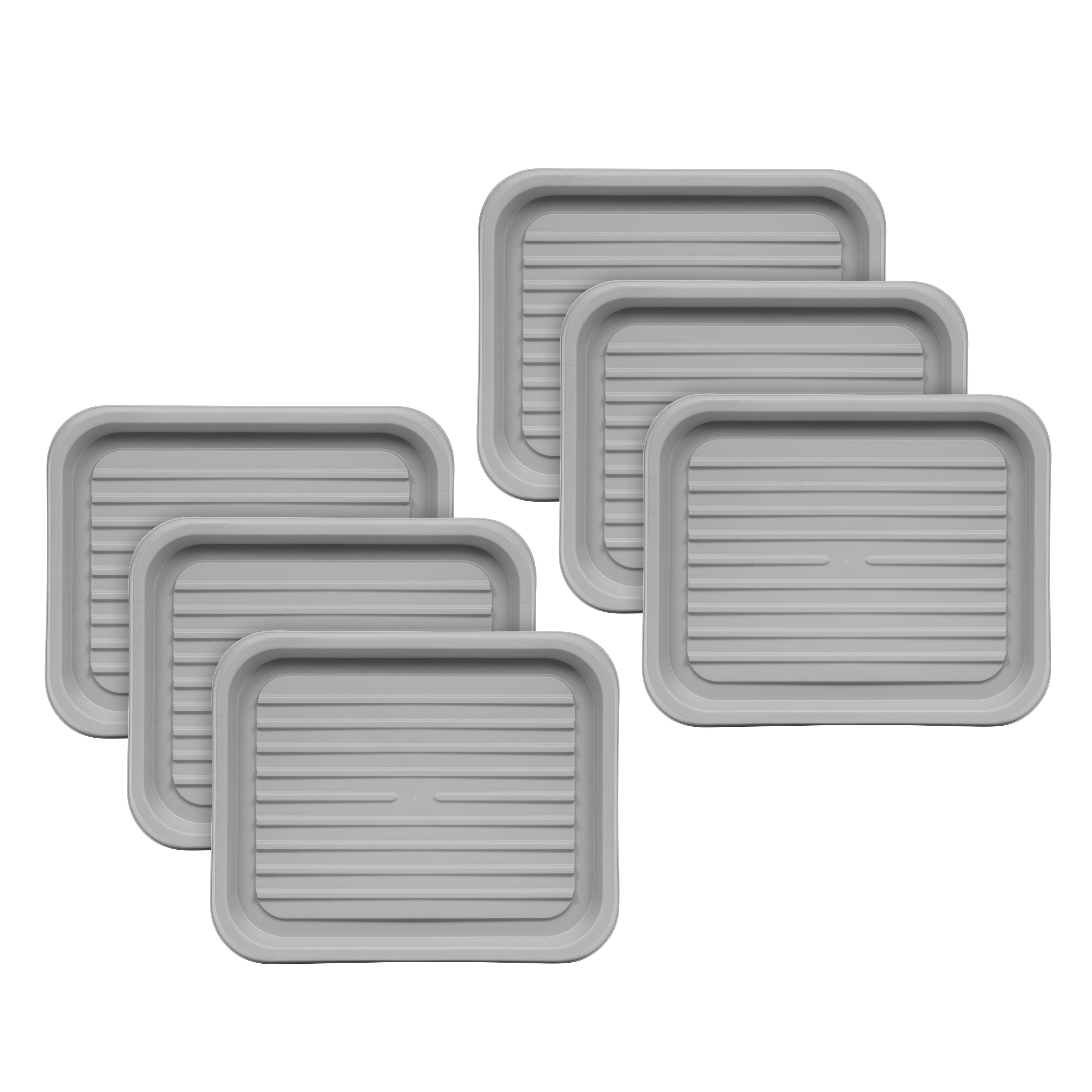IRIS Small Shoe Tray, 6 Pack, Gray - Walmart.com