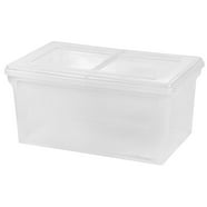 Storex Plastic File Tote Storage Box, Letter / Legal, Snap - On Lid ...