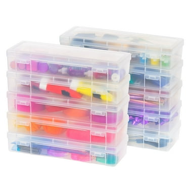 U.S. Art Supply 10-Drawer Craft Organizer Box - Stackable, 5 ...
