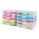 IRIS USA 10Pack 4” x 6” Scrapbook Paper Storage Cases, for Organizing ...
