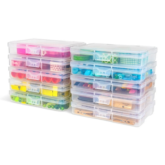 IRIS USA 10Pack 4” x 6” Scrapbook Paper Storage Cases, for Organizing ...