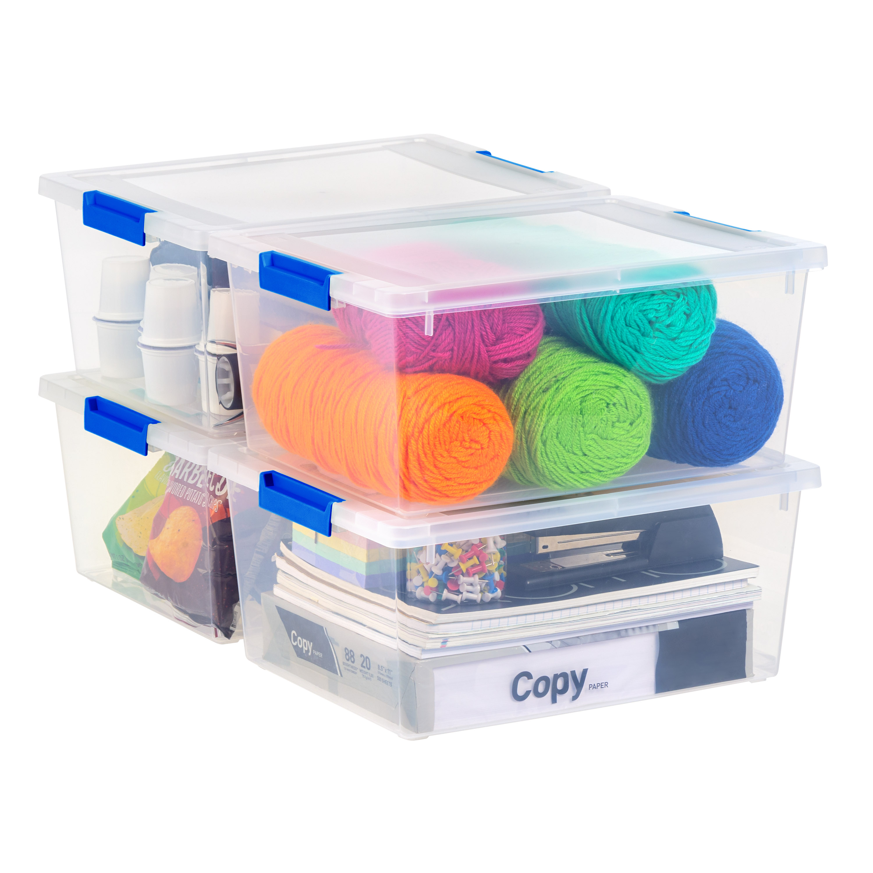 Really Useful Box® Plastic Storage Box, 6.5 Liters, 17 1/2" x 7" x 6 1/ ...