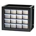 IRIS, Small Parts and Hardware Organizer Cabinet, 16 Drawer, Black ...