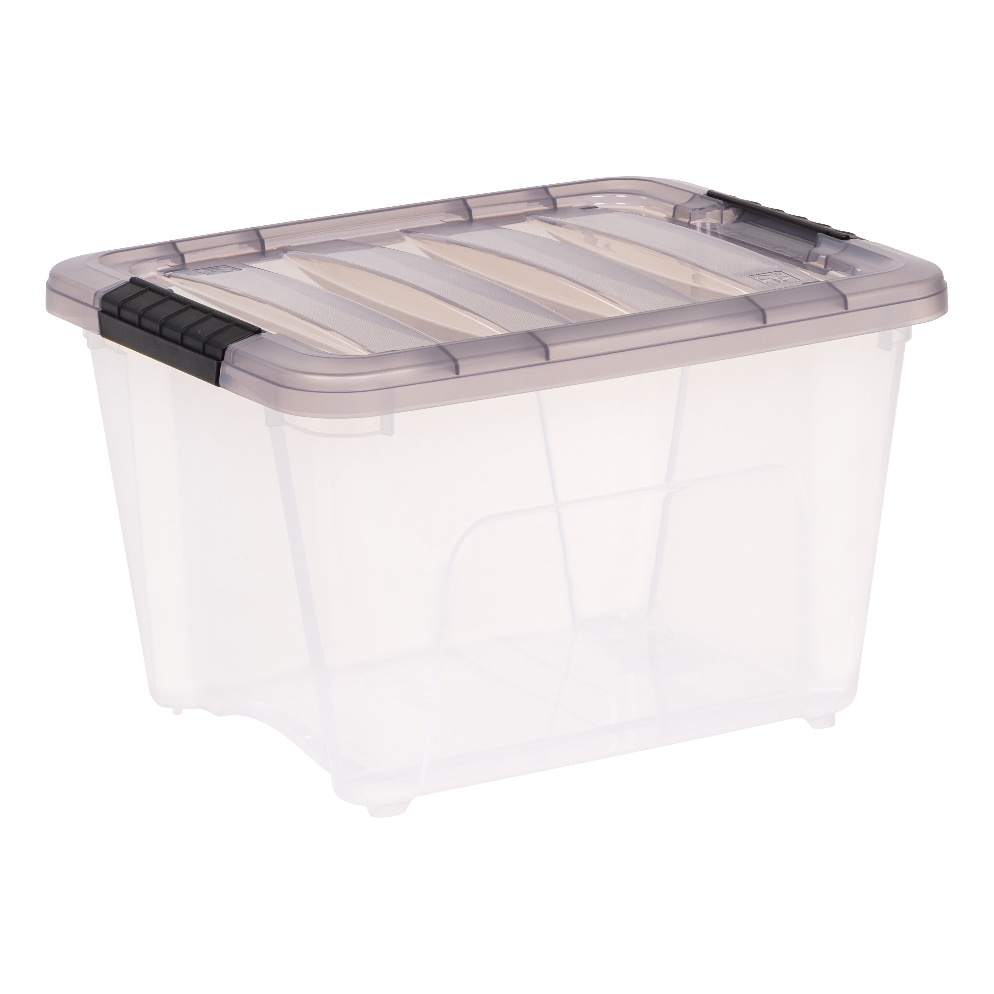IRIS 19 Qt. Plastic Storage Bin, Stackable Storage Containers with Lids ...