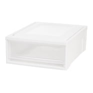 IRIS Medium Stacking Bin, Clear - Walmart.com