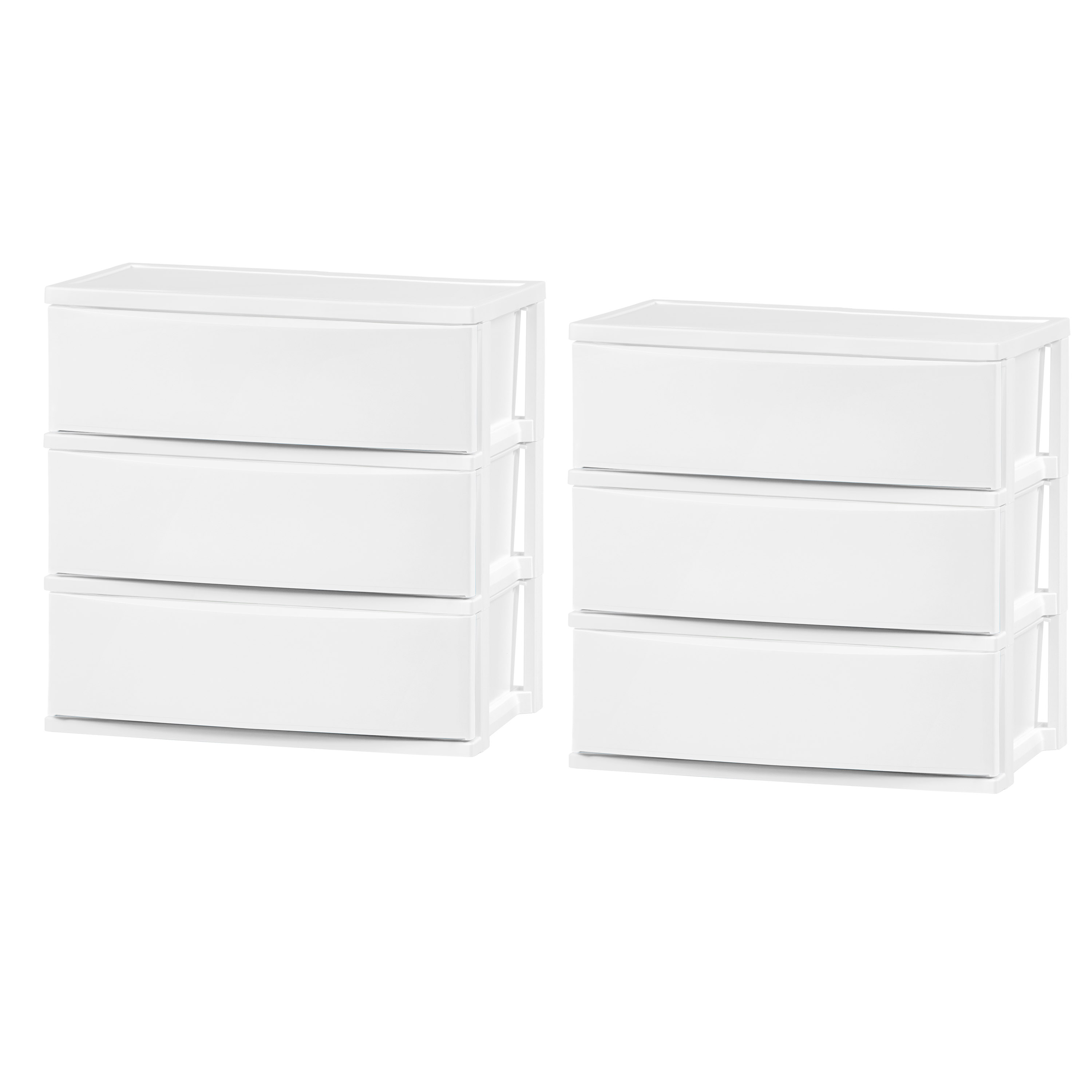 Sparco, SPR82978, 2-Drawer Storage Organizer, 1 Each, Clear (5.98-inch ...