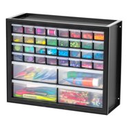 Everything Mary 60 Drawer Organizer, White - Multi-Purpose Plastic ...