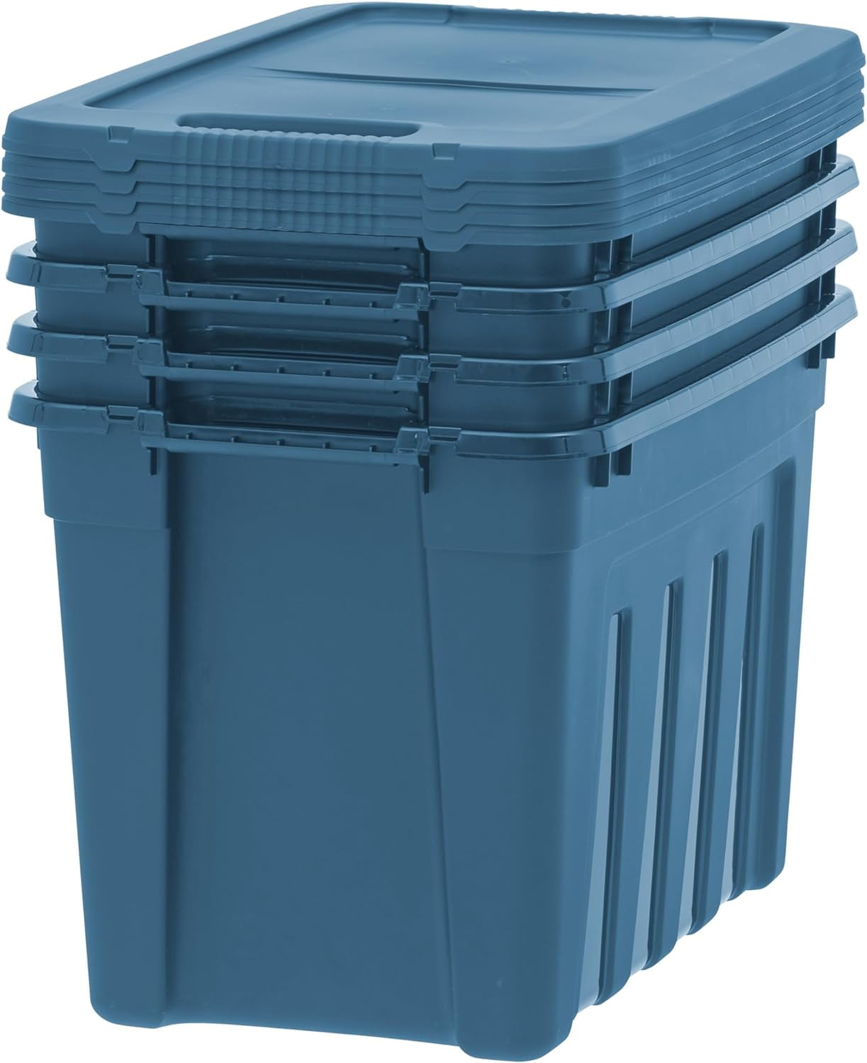 Iris Usa 4 Pack 20 Gallon Heavy Duty Utility Totes With Easy Grip