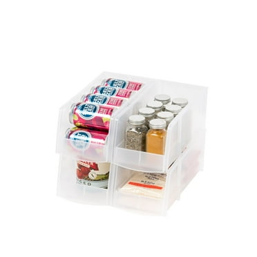IRIS Jumbo Stacking Storage Bin, Black - Walmart.com