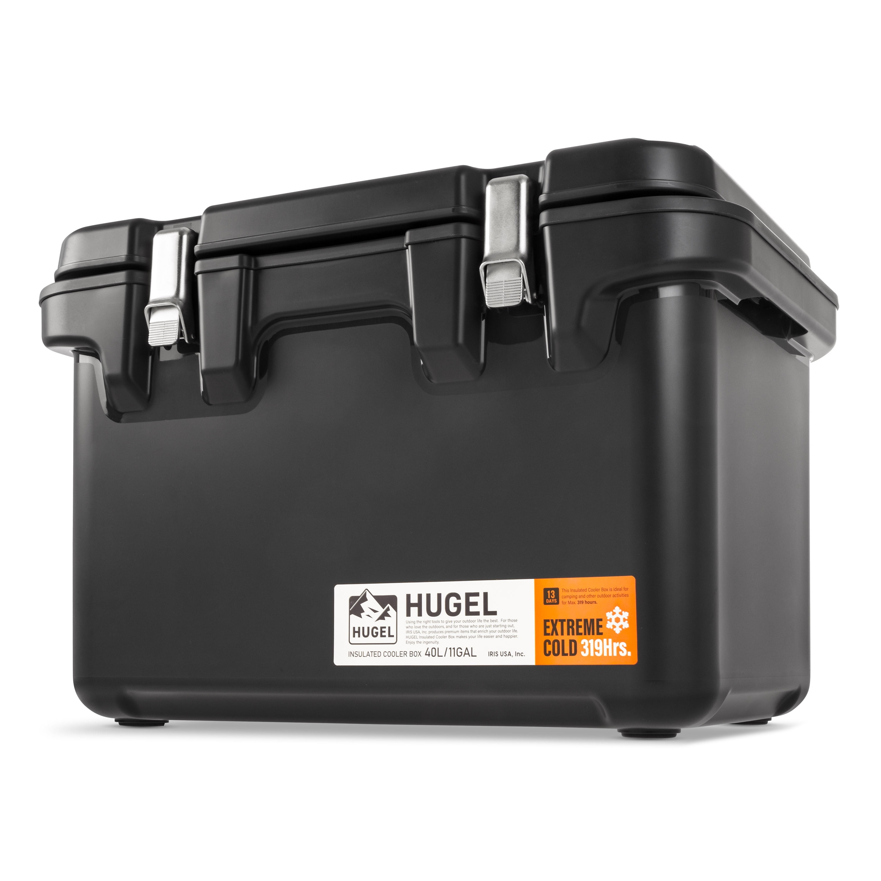 IRIS USA 44 QT Insulated Extremely Cold Cooler Box, 13 Day Ice Retention, Heavy Duty Cooler with ...