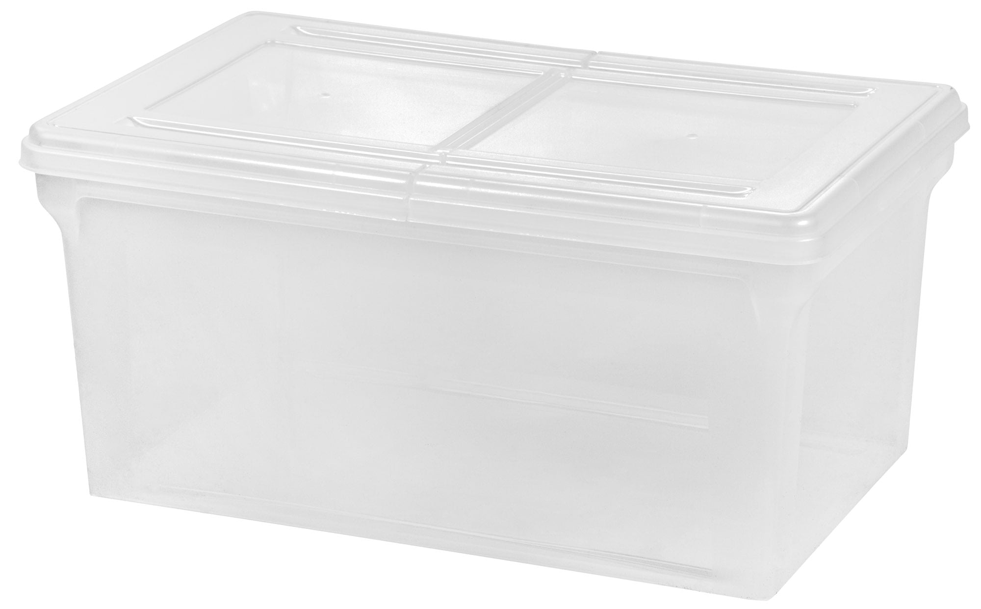 IRIS USA 44 Quart Letter/Legal File Tote Box, BPA-Free Storage Bin Tote ...