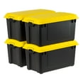 IRIS 82 Qt/20 Gal Storage Utility Tote Container Box, For garage ...