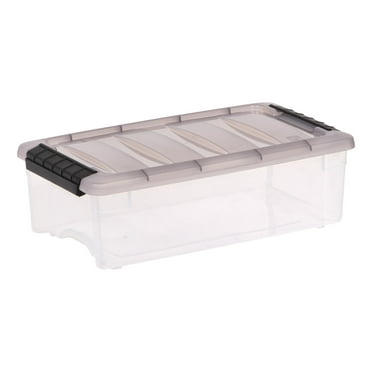 IRIS USA, 6QT Plastic Storage Modular Stacking Drawers, Set of 2 ...
