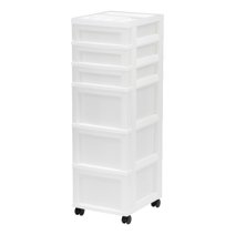Find Your Perfect IRIS USA, 5-Case Craft Storage Cart with Organizer ...