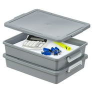 Really Useful Box 9L Plastic Storage Container with Snap Lid & Clip ...