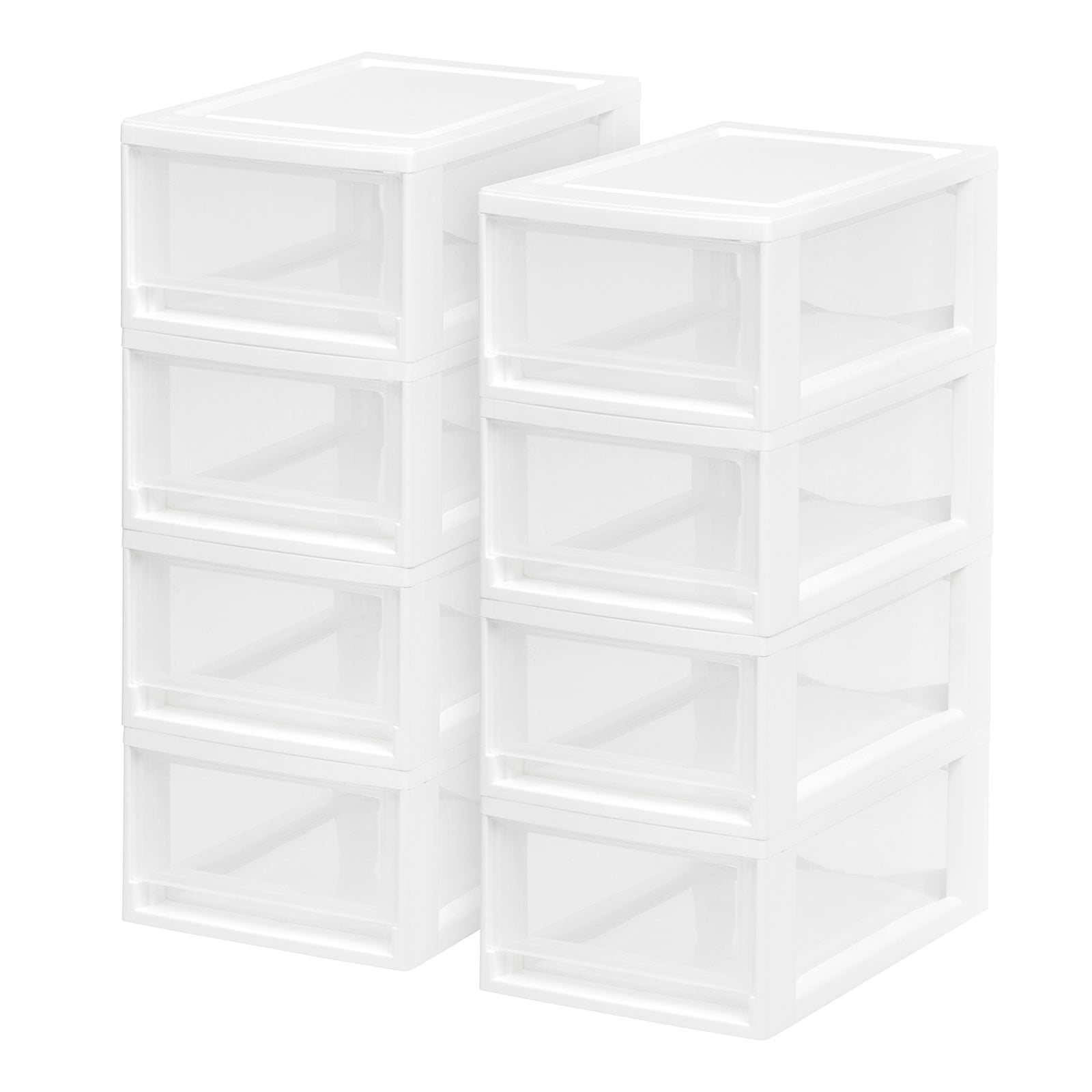 IRIS USA 6 Qt. Plastic Stacking Drawer, Stackable Storage Bins for Home ...