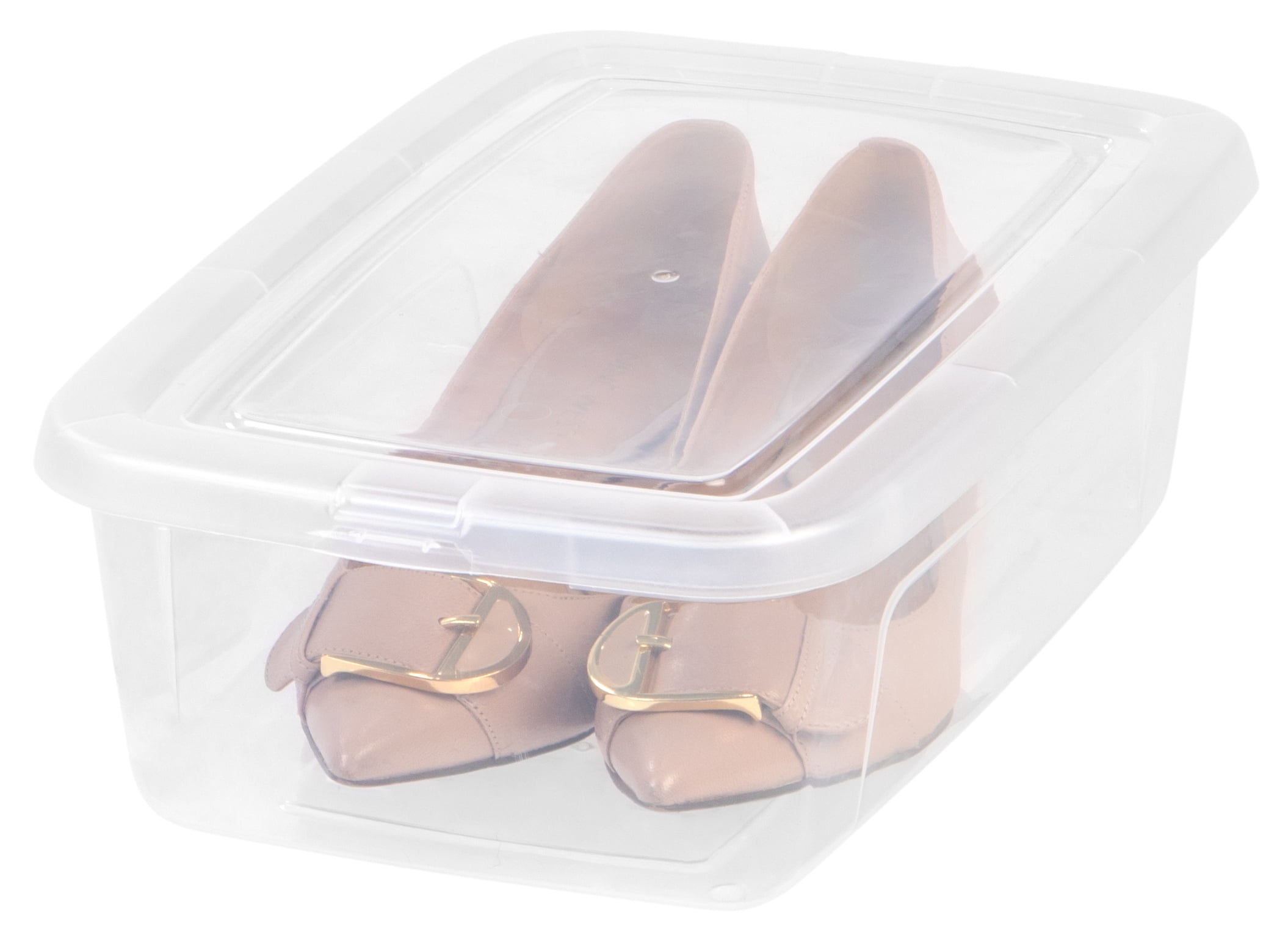 IRIS USA, 6 Quart Modular Plastic Storage Box, Clear - Walmart.com