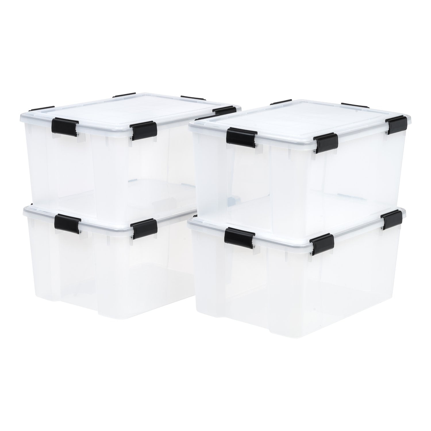 IRIS 62qt WeatherPro Airtight Storage Bin with Lid - Walmart.com