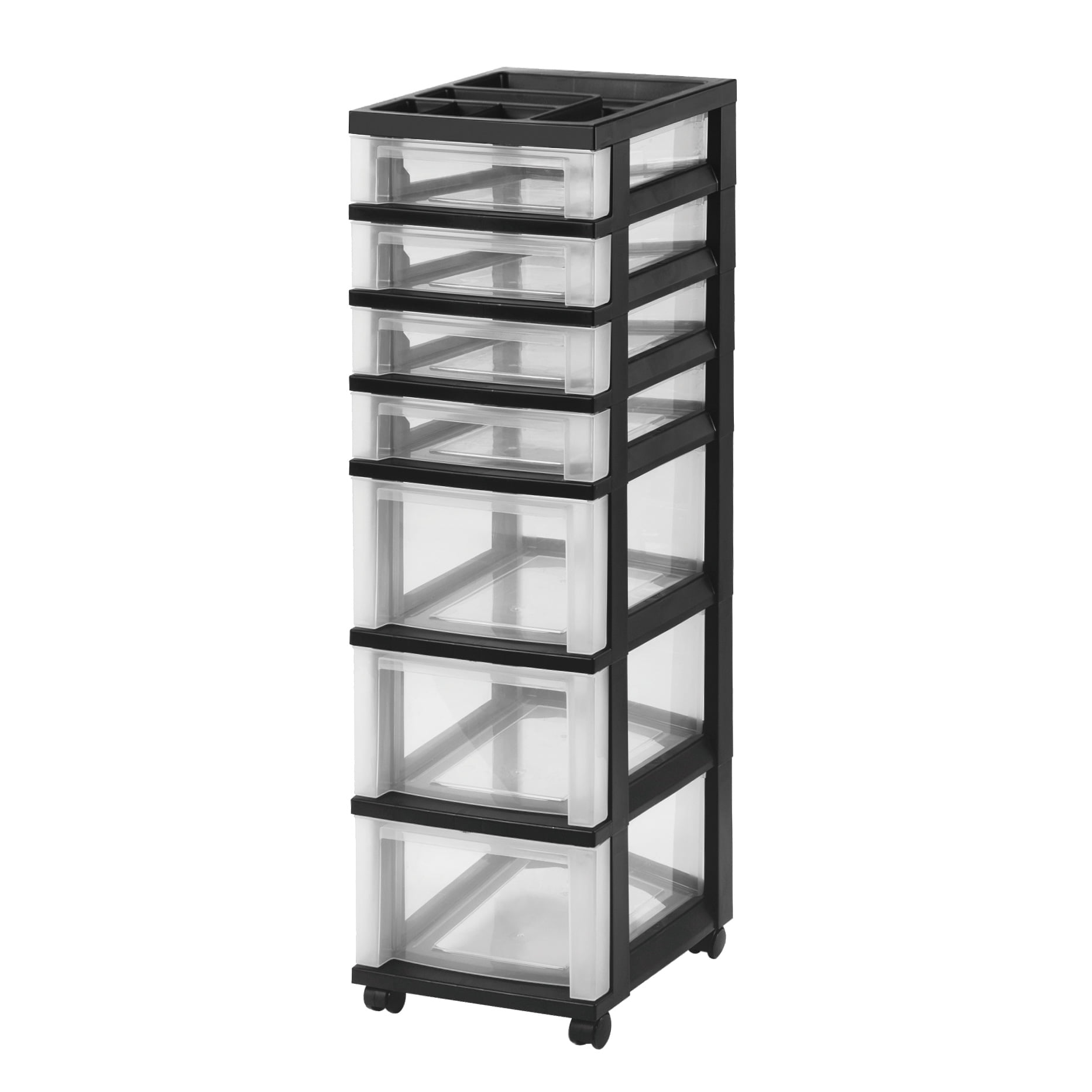 Free Shipping! IRIS USA 7-Drawer Rolling Storage Cart, Organizer Top ...
