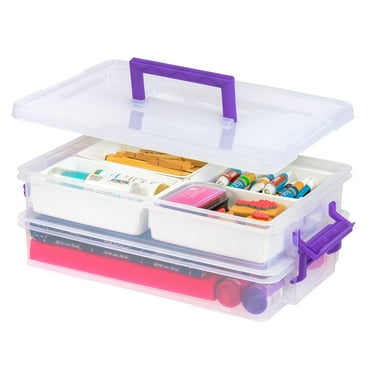 ArtBin Craft Case Supply Storage Bin Organizer with Carrying Handle ...