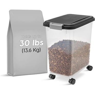 simplehuman 30L Pet Food Storage, Stainless Steel, Dry Animal Food Bin ...