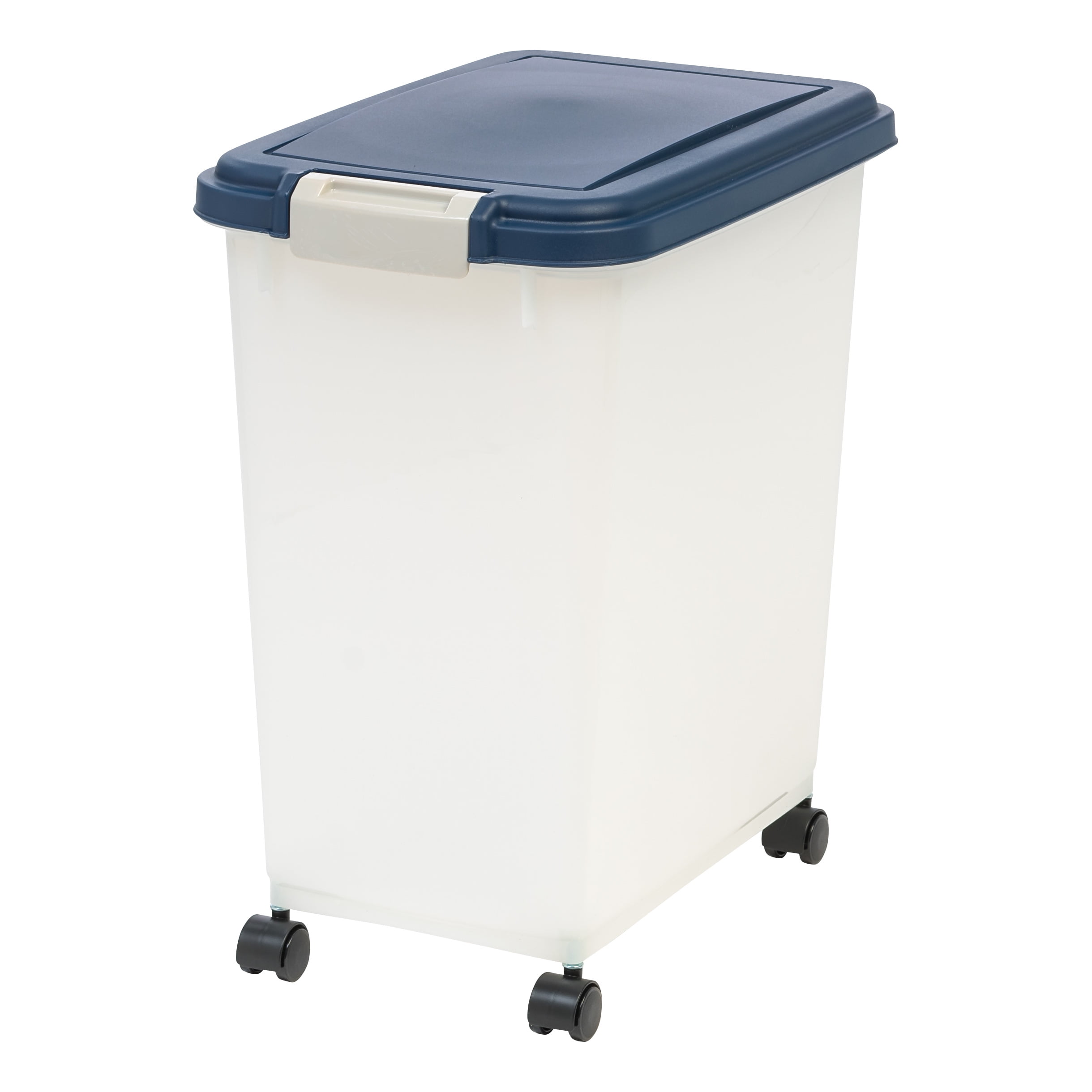 IRIS USA, Airtight Pet Food Storage Container, 33 Qt, With Casters ...