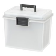 Sterilite Stackable Office Storage File Crate, Plastic, Black, Set of 6 ...