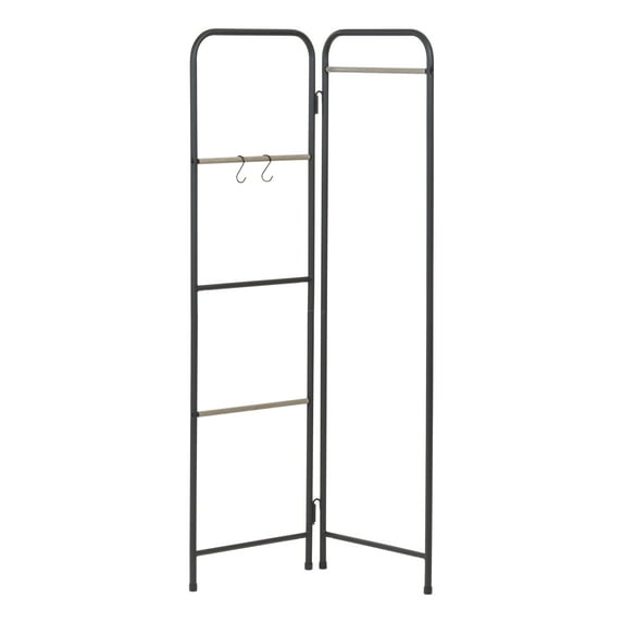 IRIS USA Free-Standing Clothing Rack, Clothes Organizer, Foldable ...