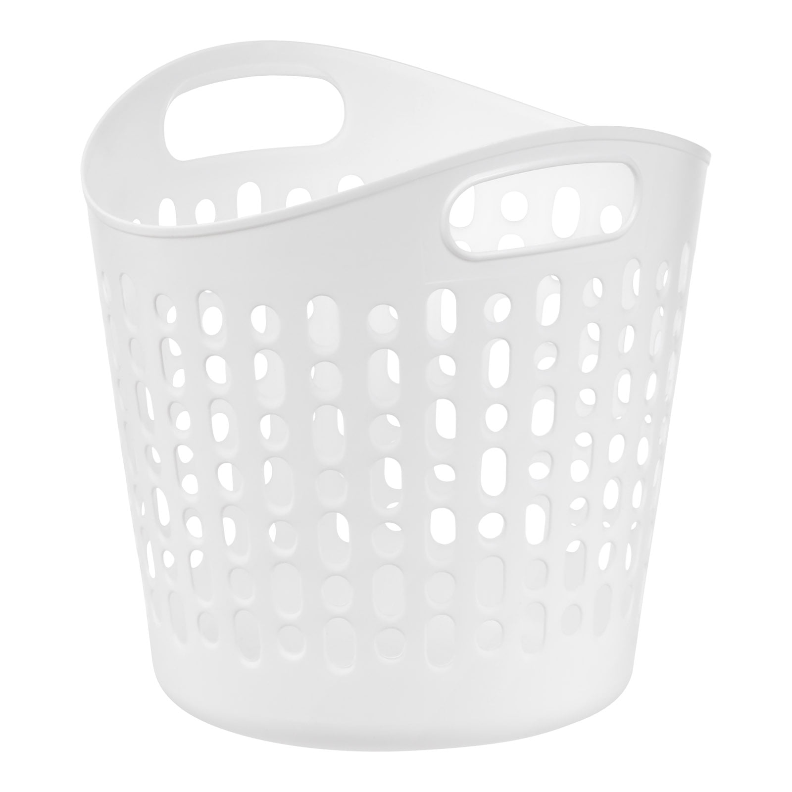 IRIS USA Laundry Basket 30L Durable and Flexible, Portable Round Bin, 0 ...
