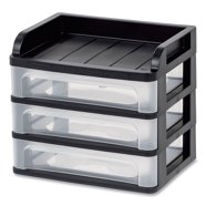 IRIS USA, Small 4-Drawer Compact Desktop Organizer, Stacking Desktop ...
