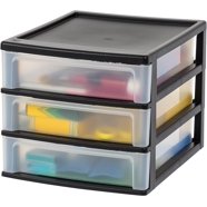 IRIS Small 4-Drawer Compact Desktop Organizer, Stacking Desktop Unit ...