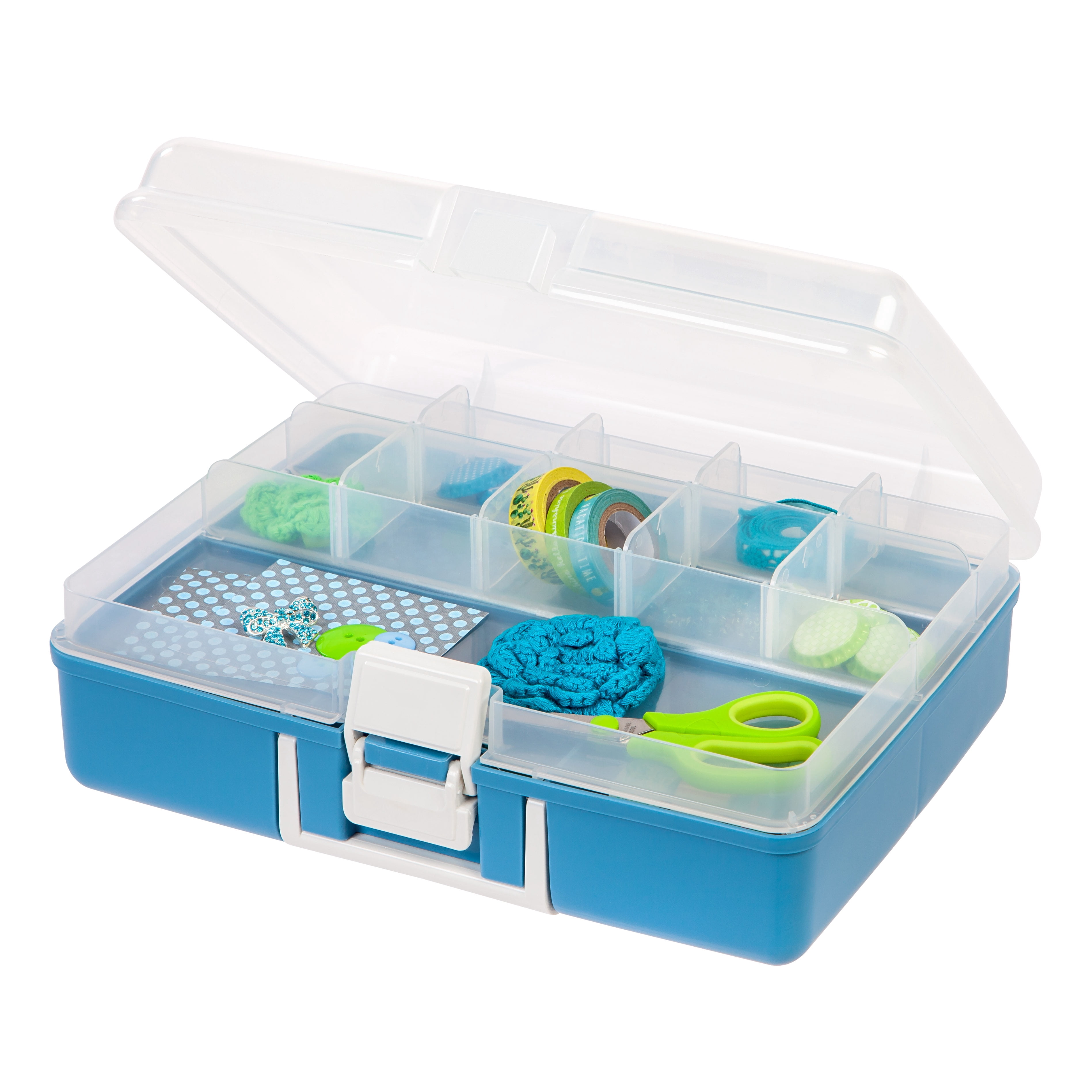 IRIS USA, Medium Embellishment Organizer, Blue - Walmart.com