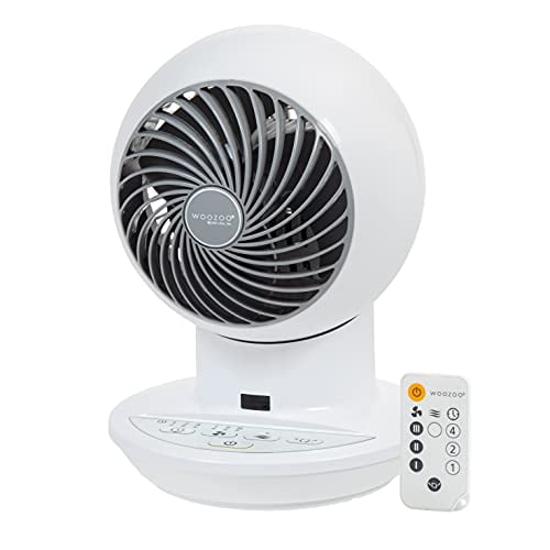 IRIS USA WOOZOO Oscillating Fan, Vortex Fan, Remote Equipped 4-in-1 Fan ...
