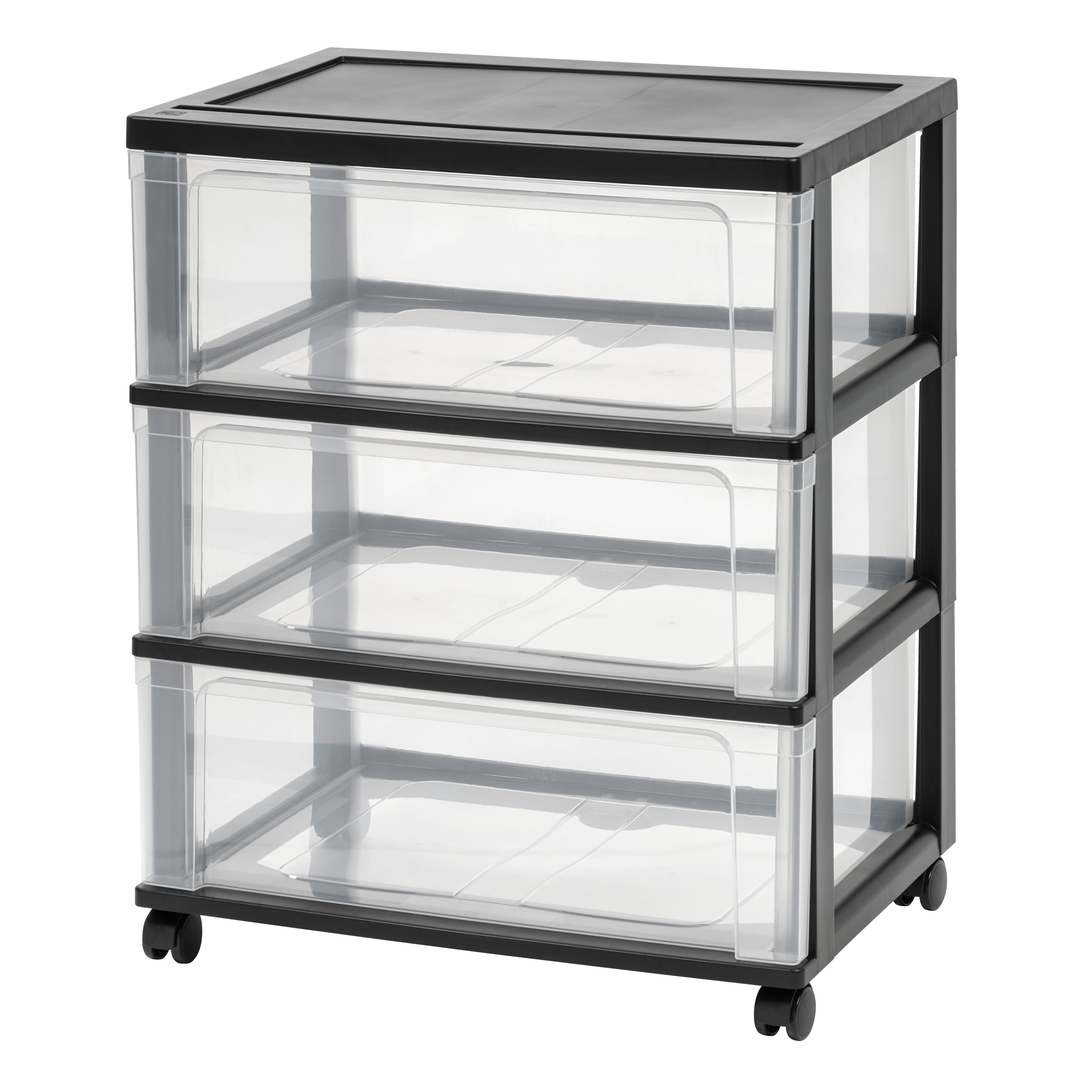 Sterilite Wide 3 Drawer Cart Cool Water - Walmart.com