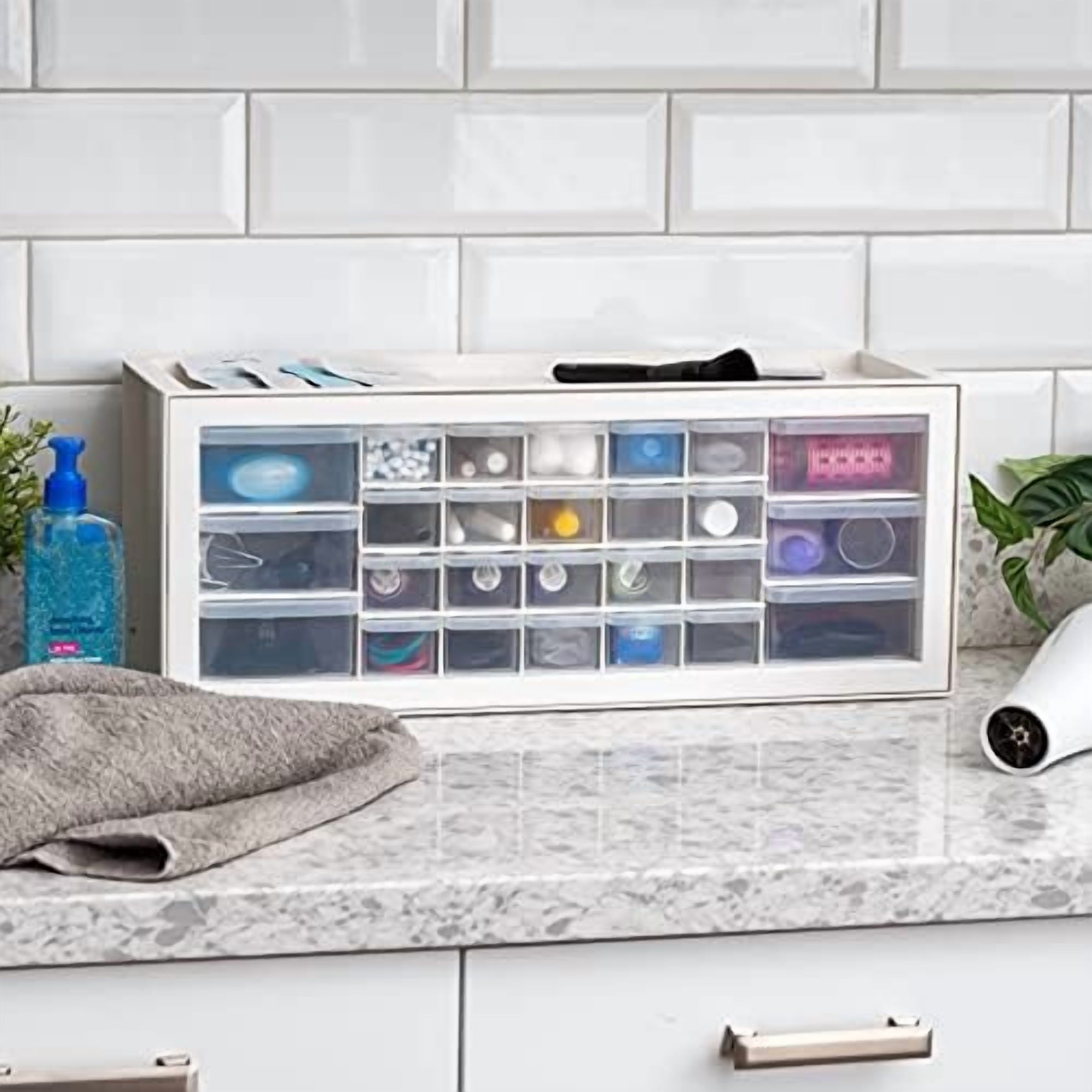 IRIS USA Plastic Drawer Storage Organizer, 26-Drawer Teacher Toolbox ...