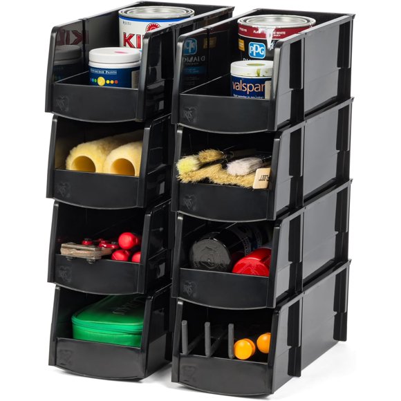 Stacking Bins Open Front