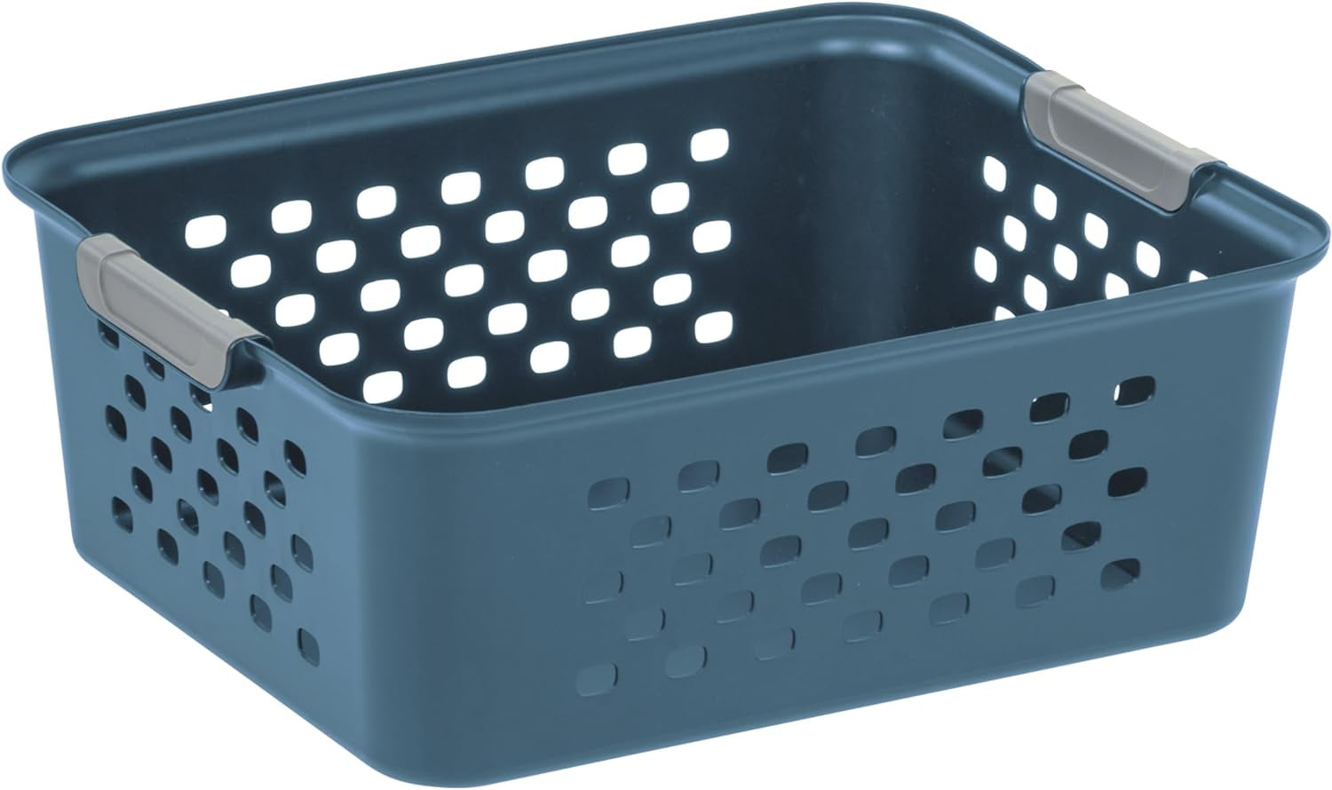 IRIS USA Plastic Storage Basket, 6-Pack, Medium, Shelf Basket Organizer ...