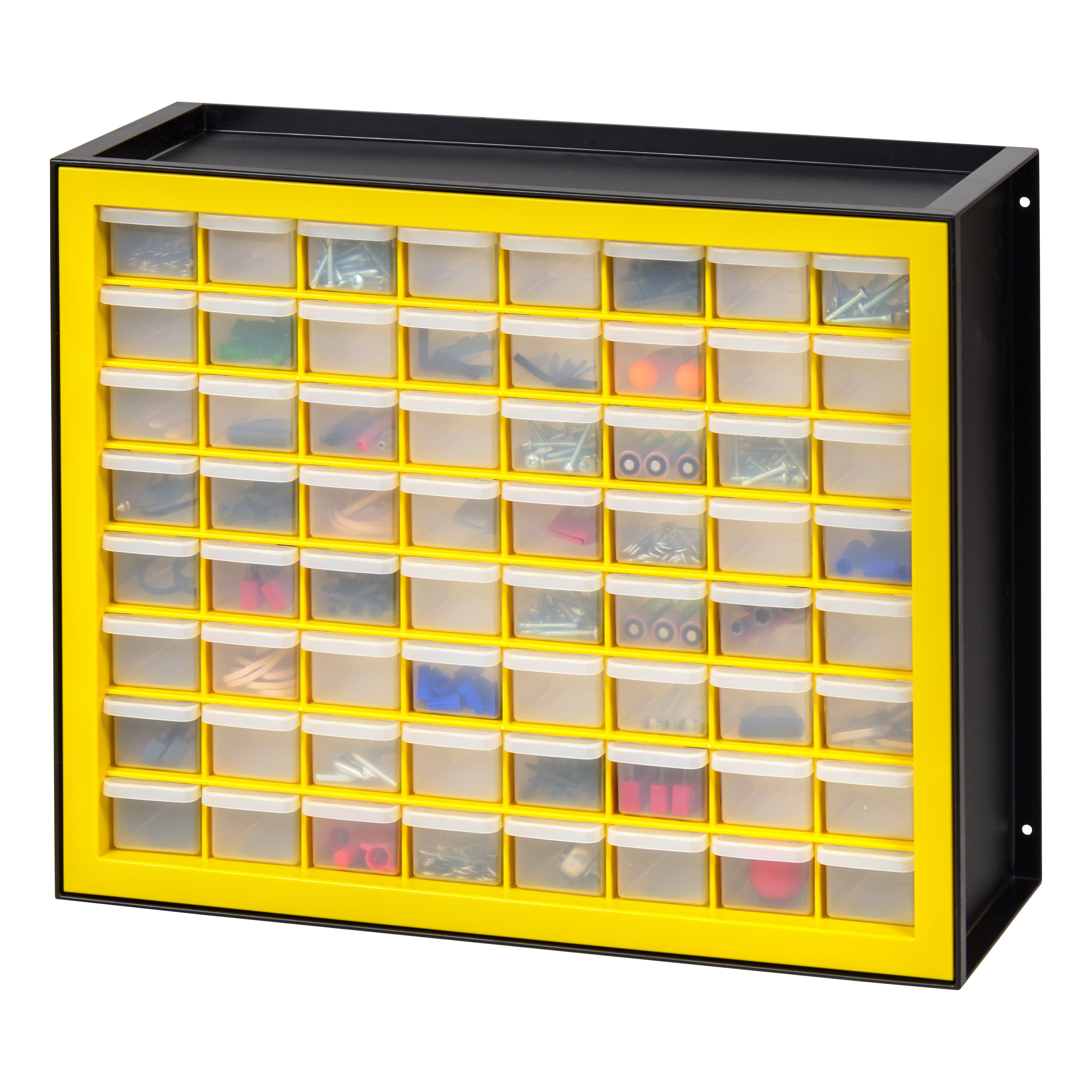 IRIS USA Screw Organizer, Hardware Storage Organizer, 64 Drawer Parts ...