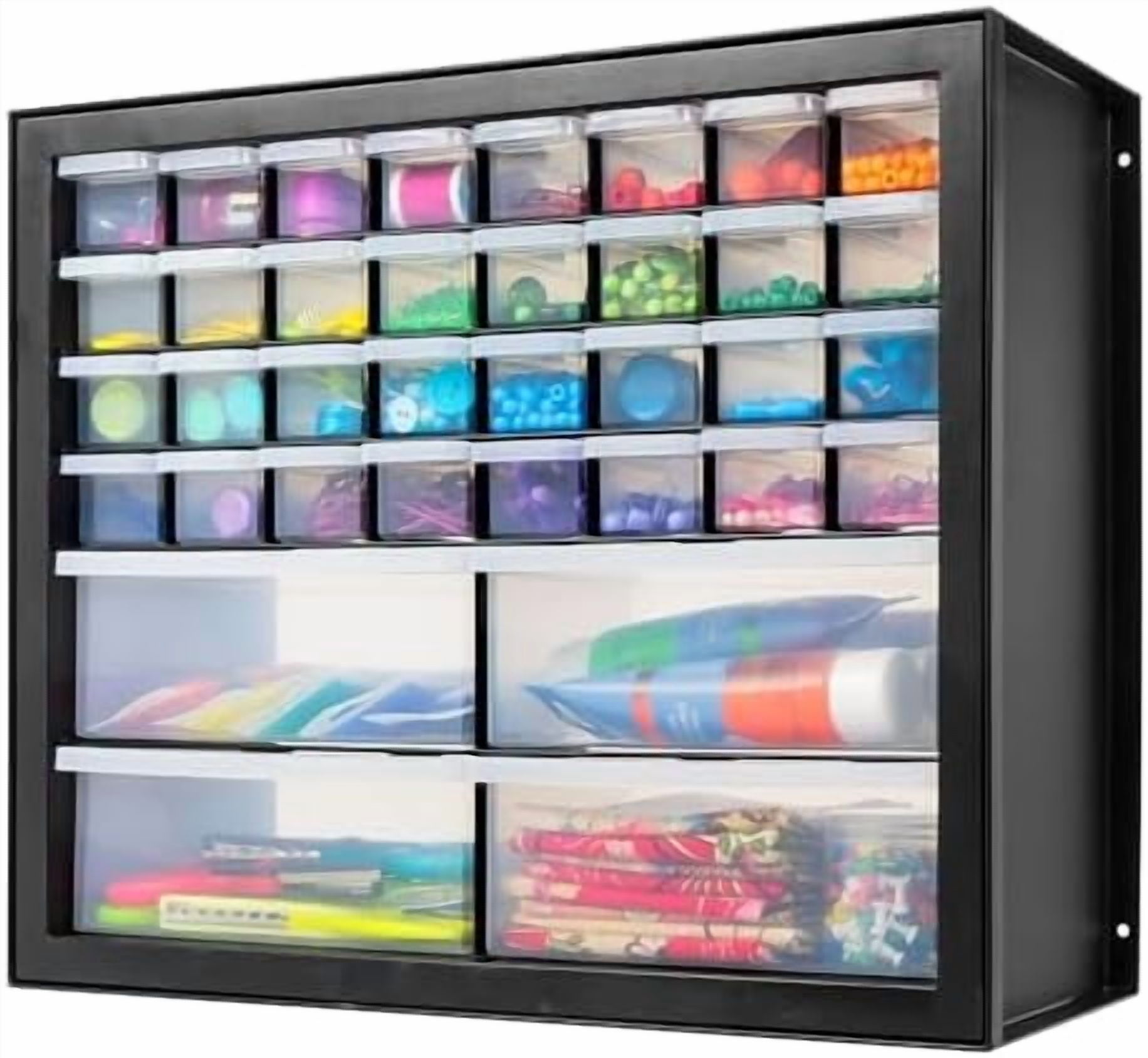 IRIS USA Screw Tool Organizer Small Parts Cabinet, 36-Drawer ...