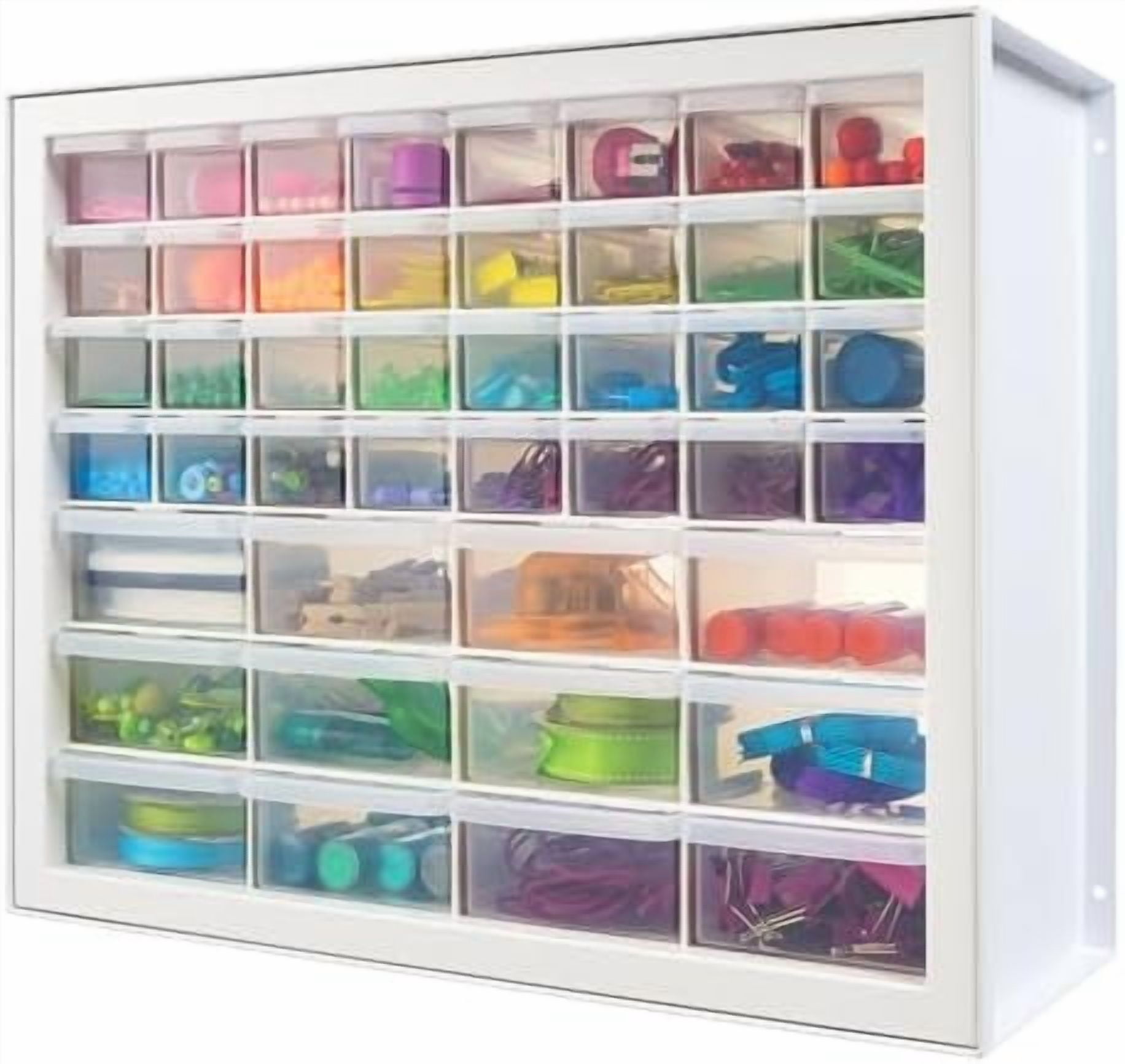 IRIS USA Screw Tool Organizer Small Parts Cabinet Chest, 44-Drawer Hardware Electronics Nuts ...