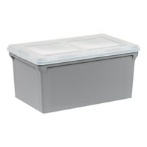 Office Depot Stackable File Tote Box - Lid Organizer & Storage ...