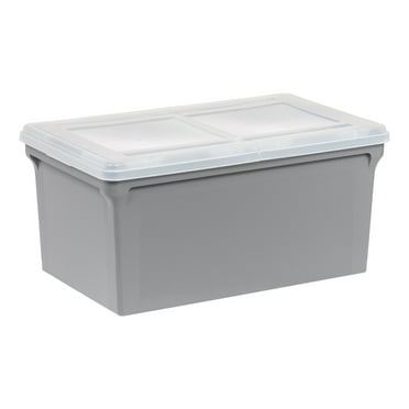 Office Depot Stackable File Tote Box - Lid Organizer & Storage ...
