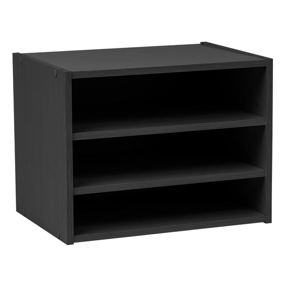 IRIS USA Stackable Cubby Wooden Home Cube Shelf, Modular Storage ...