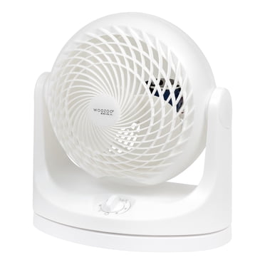 IRIS WOOZOO Oscillating Fan, Vortex Fan, Air Circulator, Desk Fan ...